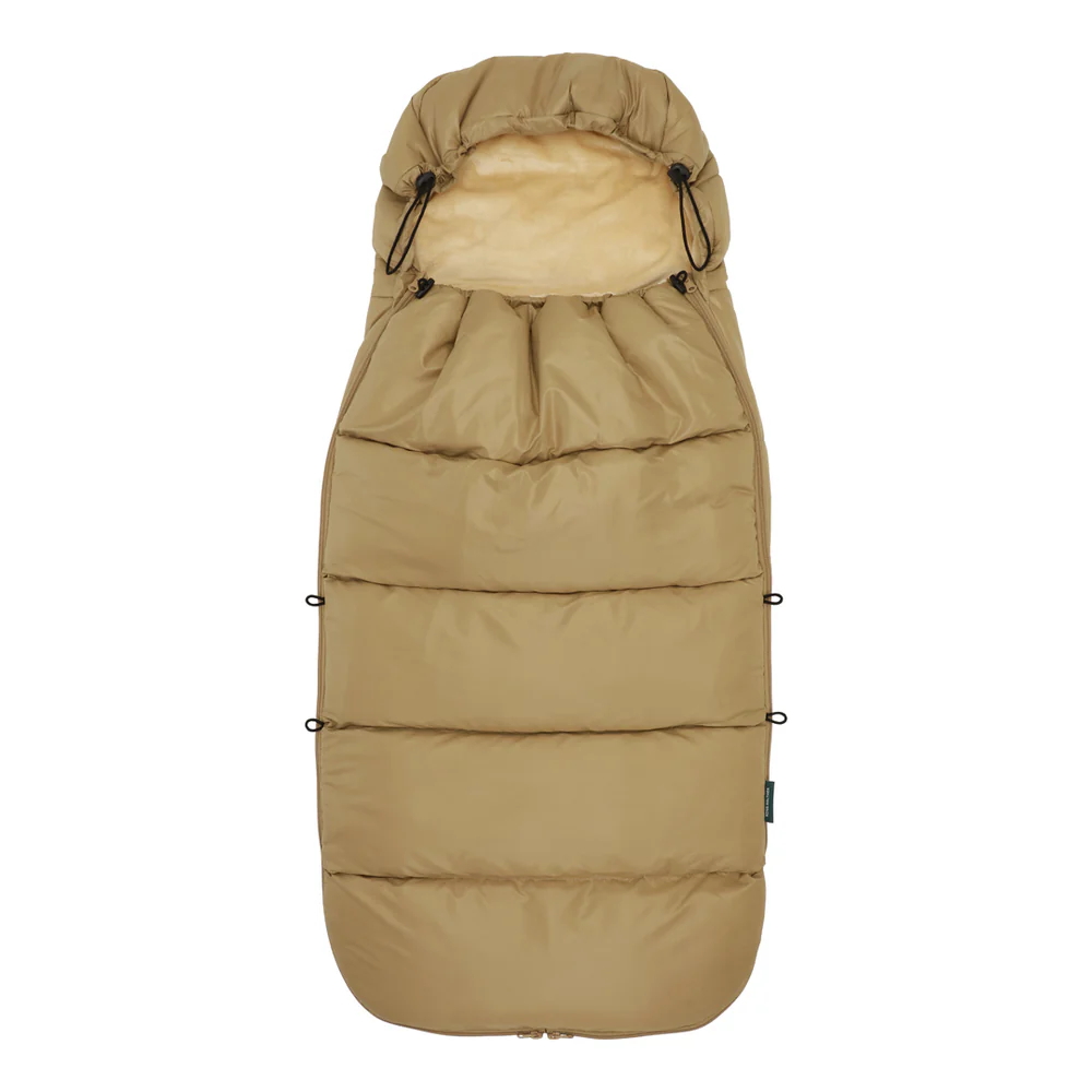 Kong.Walther | Voetenzak vr Wandelwagen Puffer Creme | Babee World